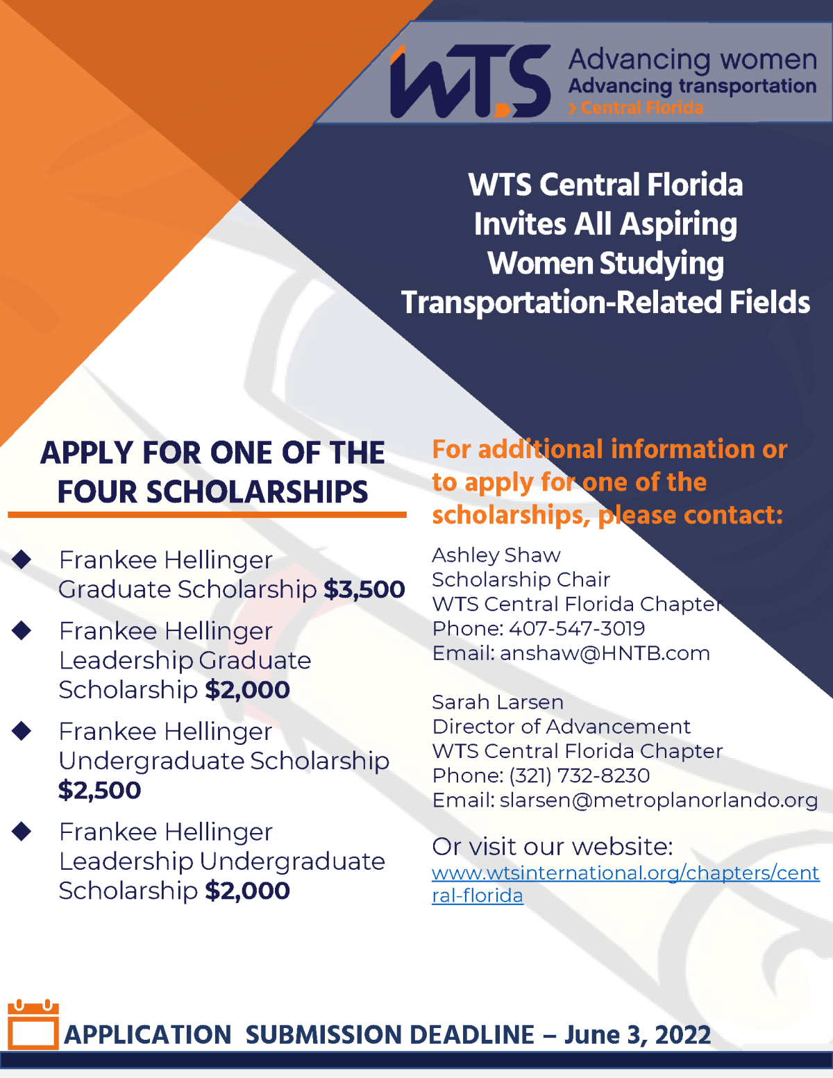 2022 Student Scholarship Program Now Open | WTS