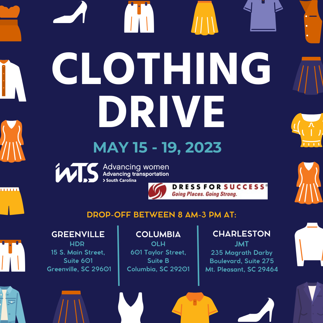 WTS SC Annual Community Outreach Professional Clothing Drive | WTS