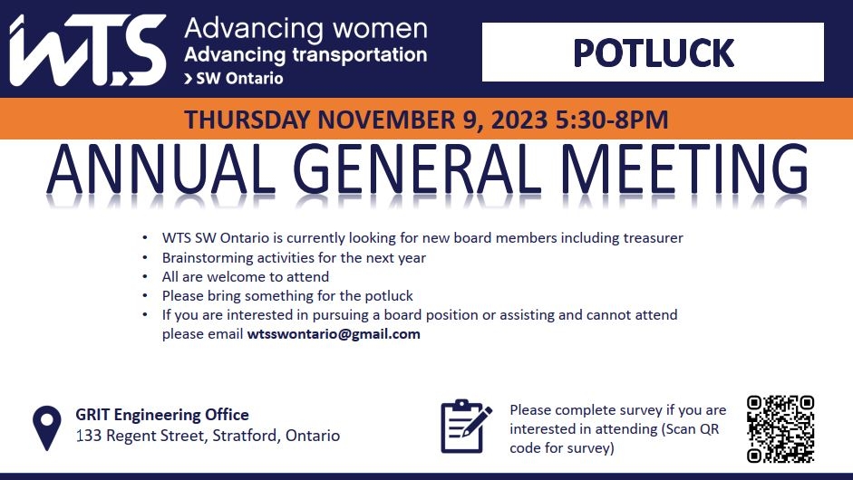 Annual General Meeting - Potluck | WTS