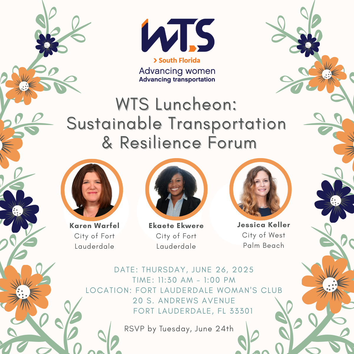WTS Luncheon: Sustainable Transportation and Resilience Forum | WTS
